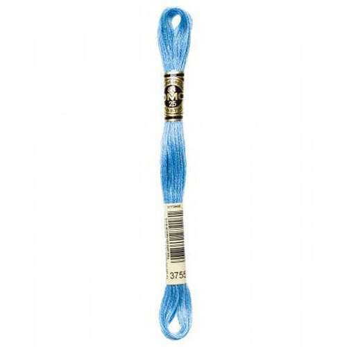 DMC Embroidery Floss Color Bright Blue #3755 | eBay