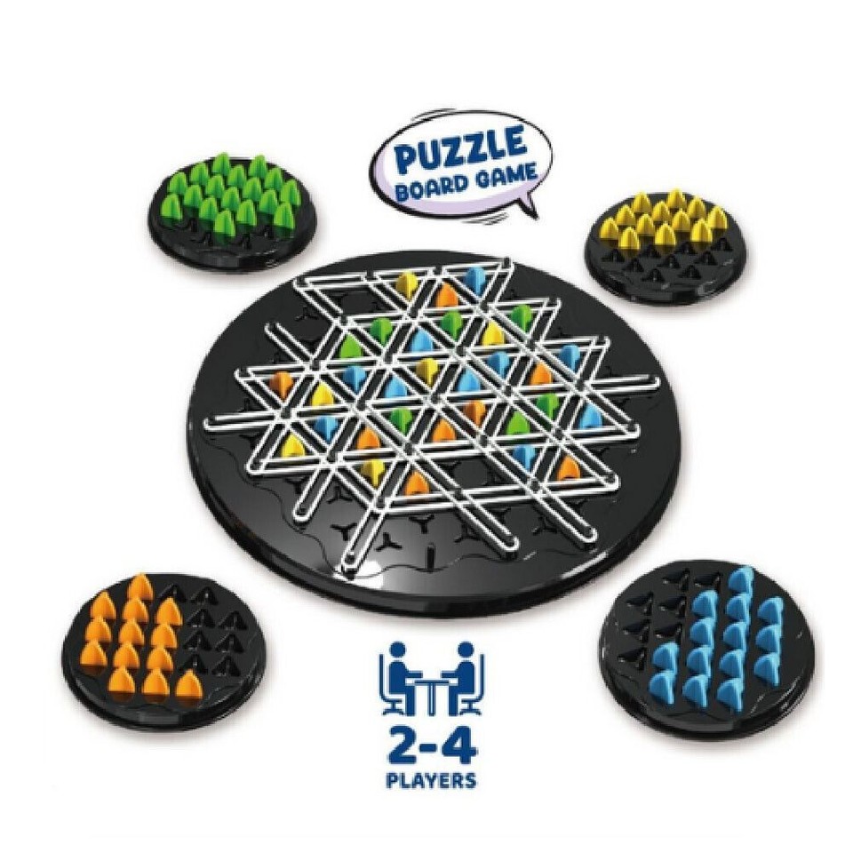 Chain Triangle Chess Game Round Chain Triangle Game Desktop Puzzle Game ...