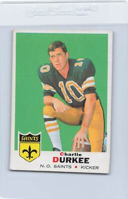 1969 Topps #257 Charlie Durkee Saints VG/EX *DA-B1261 | eBay