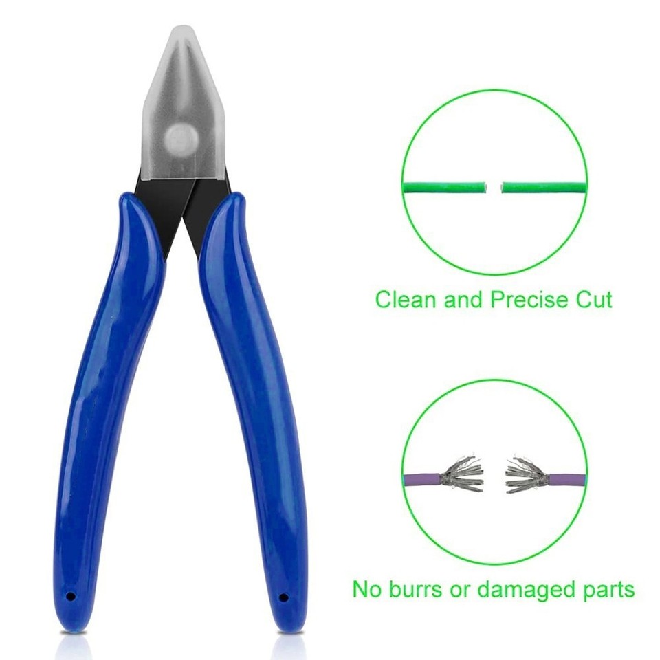 Jewelry Wire Electrical Cutting Plier Cable Cutter Side Snips Flush ...