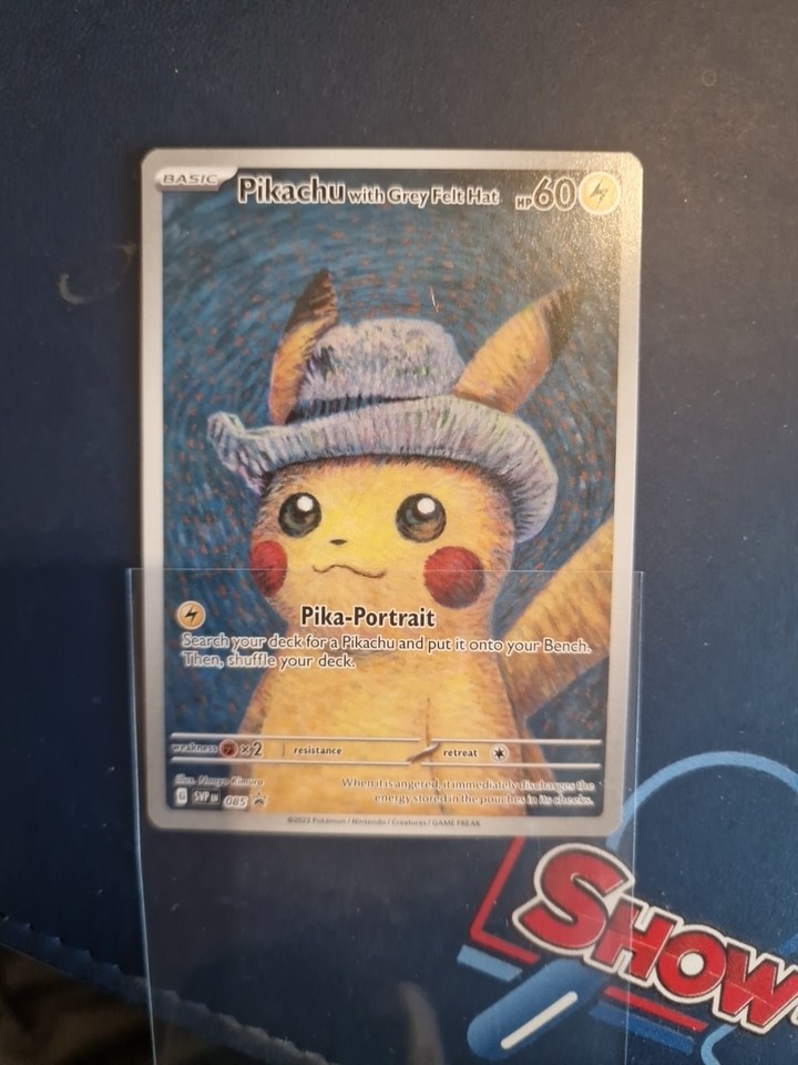 Pokémon Pikachu TCG Grey Felt Promo | eBay UK