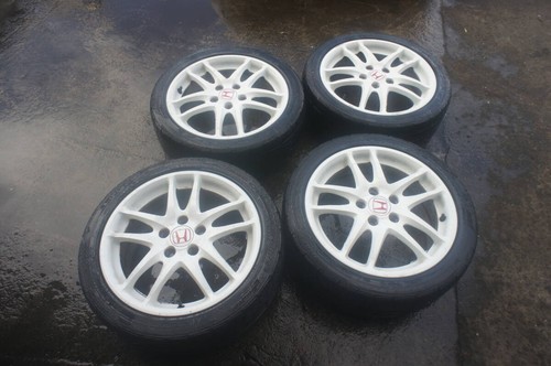 Honda Integra Type R DC5 Genuine OEM Wheels Rims 17x7J +60 set4 White ...