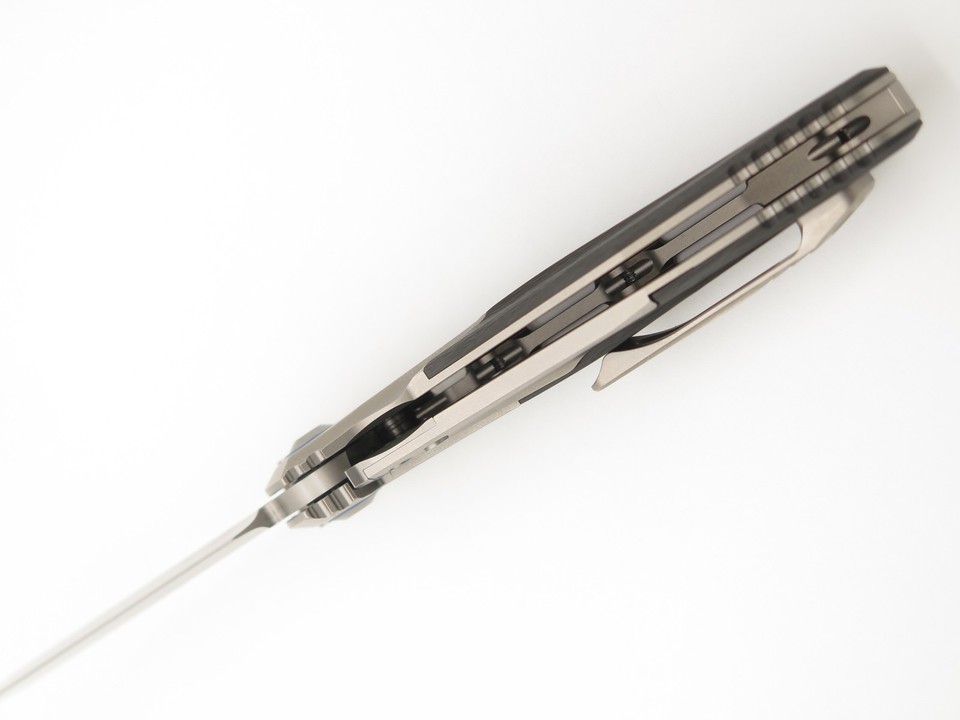 Microtech Socom Bravo Mini 260M-7 Titanium CF Straight M390 Folding ...