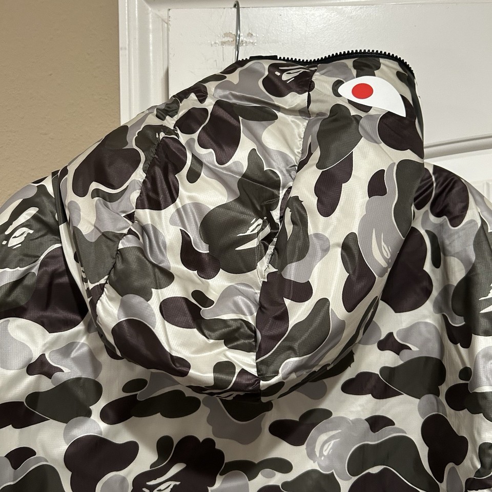 BAPE X CONCEPTS CANADA GOOSE SHARK SNOW ABC CAMO REVERSIBLE CROFTON ...