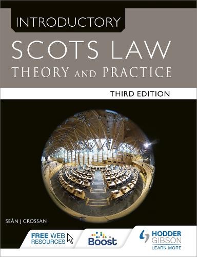 Sean Crossan Introductory Scots Law Third Edition (Taschenbuch ...