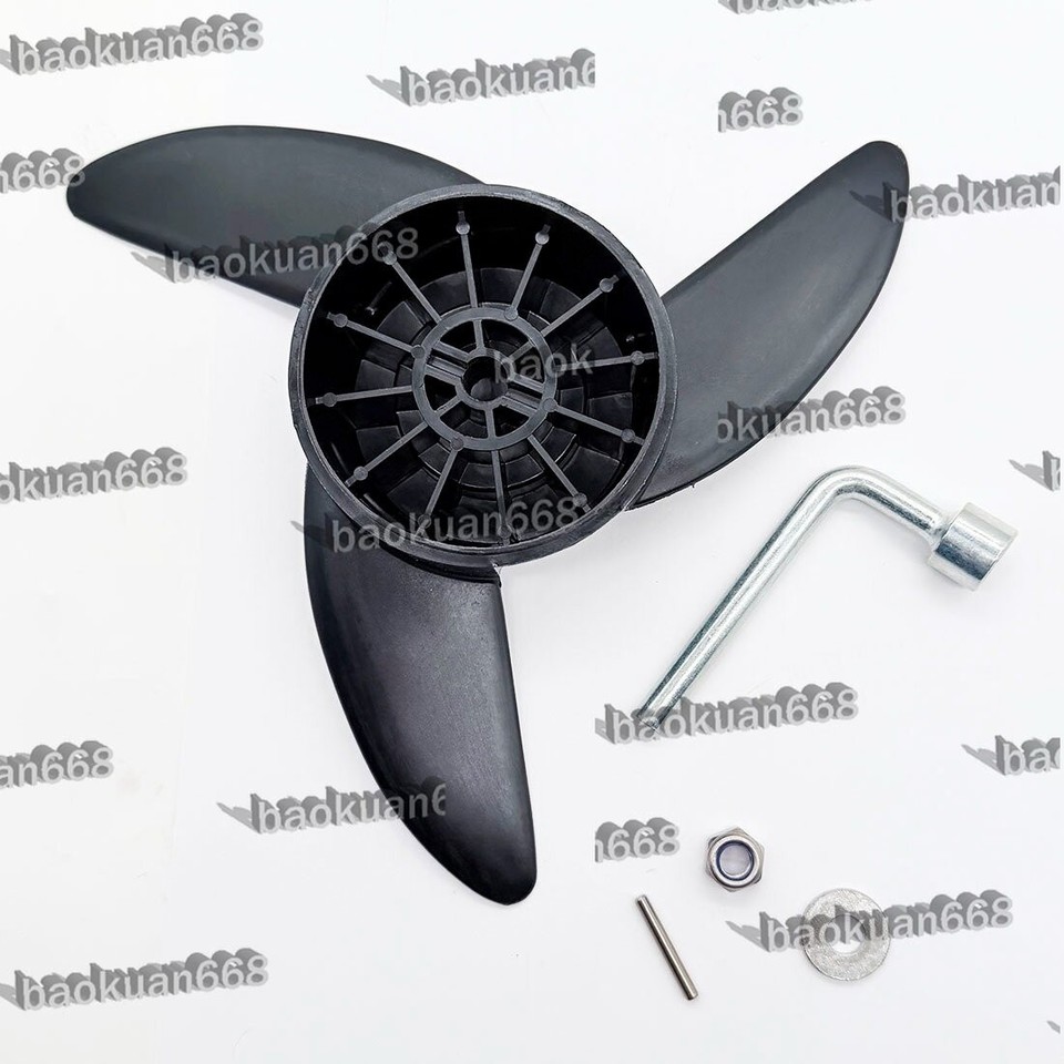 1PC 3Blades Electric Trolling Motor Prop Outboard Propeller (40lb,46lb ...