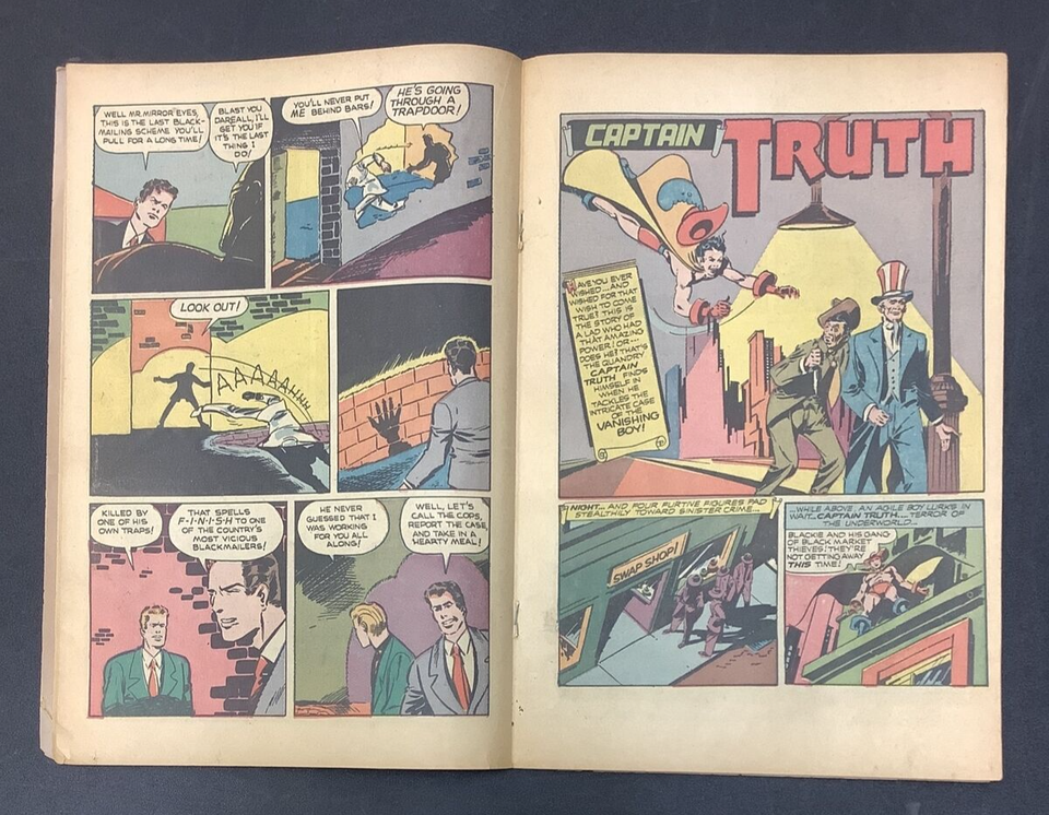 GREAT ACTION COMICS #1 GOLDEN AGE 1958 COMIC BOOK LOT GOLD METAL #1 ...