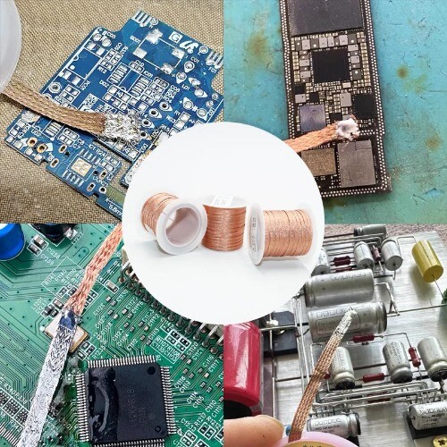 Solder Wire Desoldering Copper Mesh Braid Tin Welding Cable Wire ...