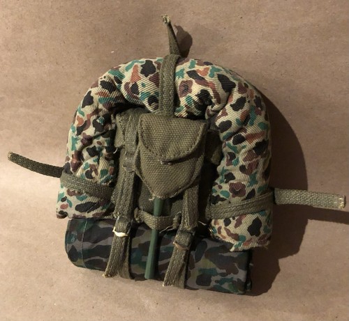 1964-1968 Authentic GI Joe Action Marine - Complete Camo Backpack | eBay