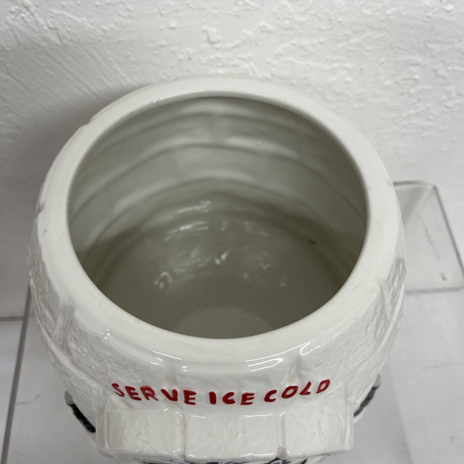 2005 COCA COLA Polar Bear & Igloo Ceramic Cookie Jar Served Ice Cold | eBay