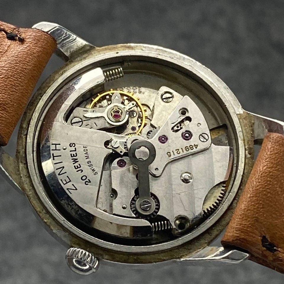 VINTAGE ZENITH AUTOMATIC BUMPER S STEEL SWISS WATCH CAL 133.8 FROM ...