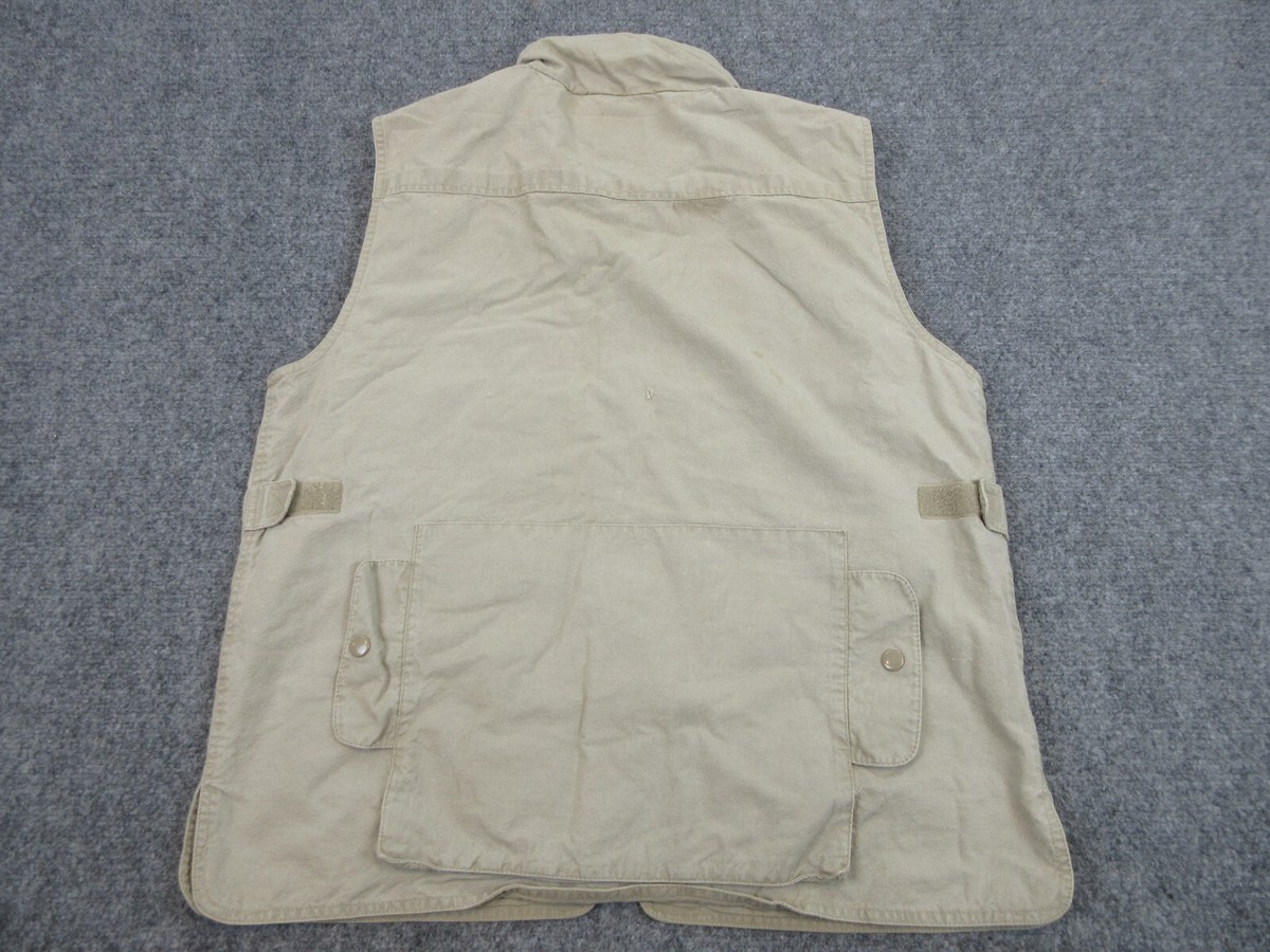 VINTAGE Banana Republic Vest Mens Large Beige Safari Utility VINTAGE Banana Republic Vest Mens Large Beige Safari Utility