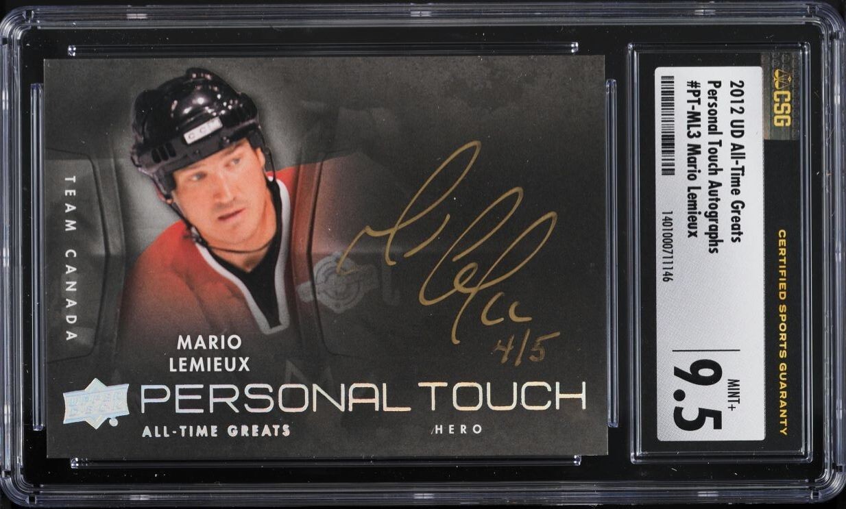 Mario Lemieux | Autographed Hockey Memorabilia & NHL Merchandise