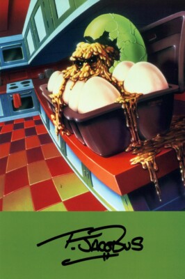 Tim Jacobus SIGNED Goosebumps Horror Art Print ~ R. L. Egg Monsters ...