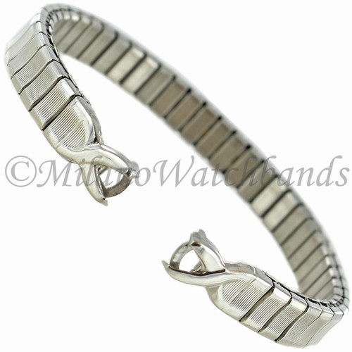 Kreisler C-Ring DuraFlex Silver Stainless Steel Ladies Watch Band 428W ...