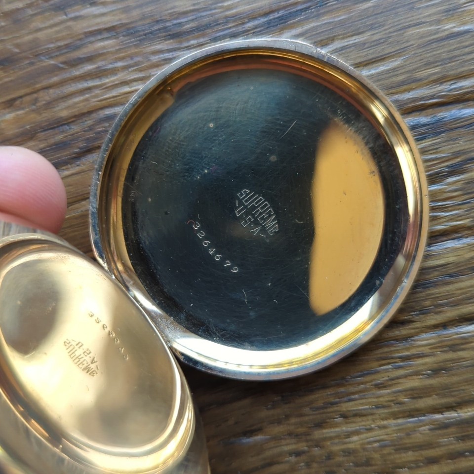 Thomas Russell Liverpool Military Gold Plated Pocket Watch Working ...