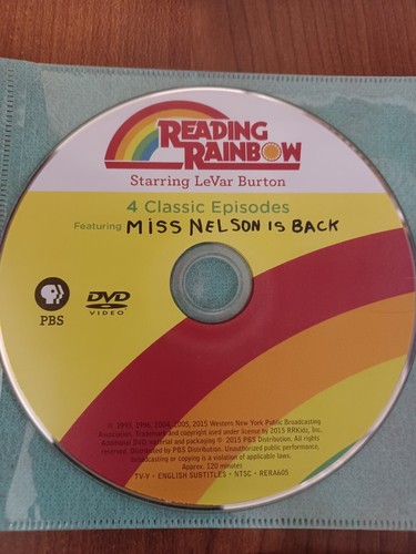 Reading Rainbow: Miss Nelson Is Back (DVD & CoverArt ONLY) 841887025300 ...
