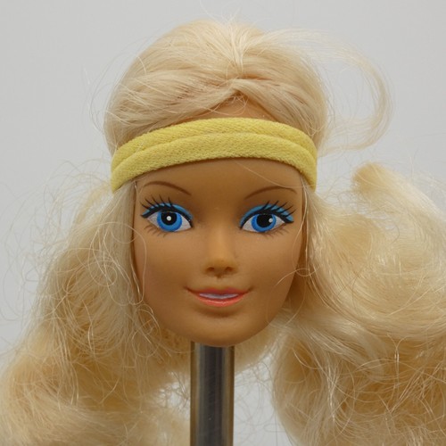 Lucky Fashion Corner Doll Head Medium Light Skin Headband Blonde Hair ...