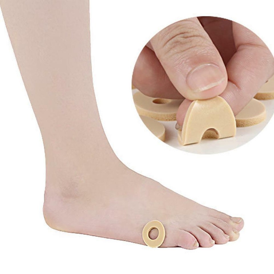 Gel Silicone Corn Cushion Instant Pads Plaster Shoes patch Foot Toes ...
