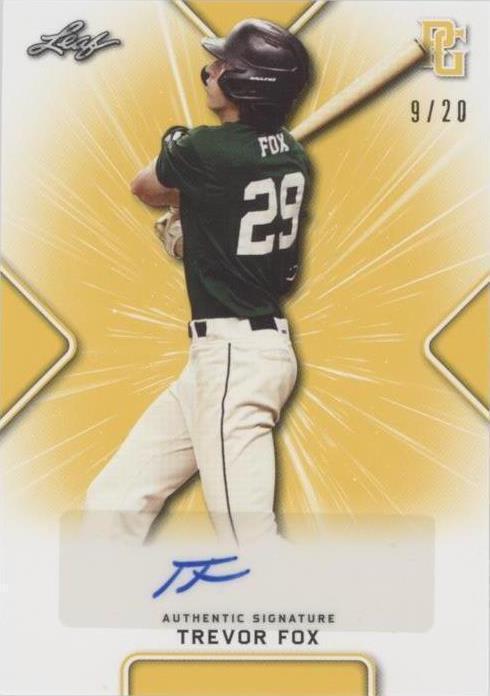 2021 Leaf Perfect Game National Showcase - Autographs Trevor Fox #BA ...