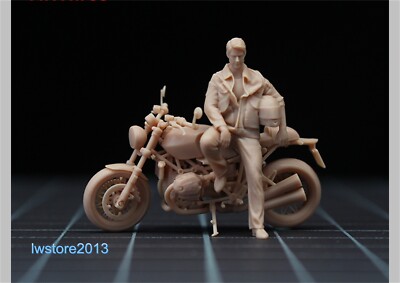 1/43 Scene Props Tom Cruise Motorcycle Miniatures Figures Model For ...