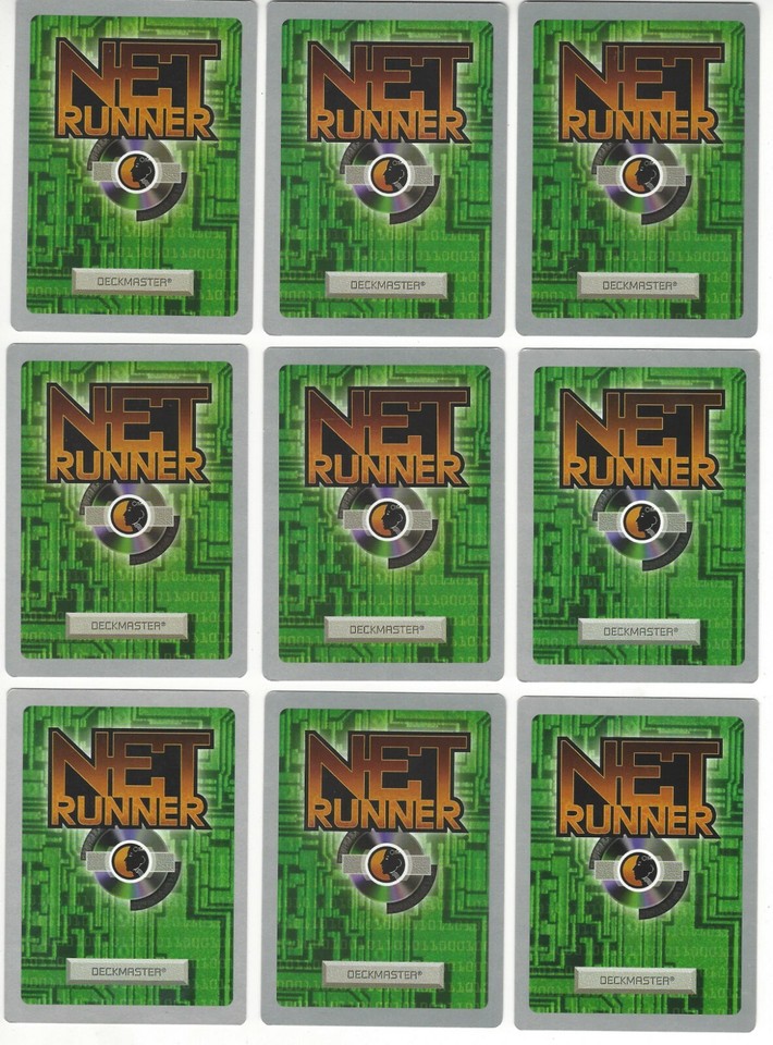 9X 1996 NETRUNNER CCG Social Engineering Submarine Uplink Security Code ...