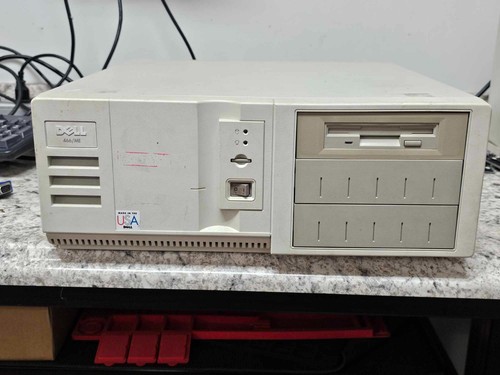 RARE Dell 466 / Me DX2/66 Intel 486 66 2x Isa 4x Eisa Slot Computer PC ...