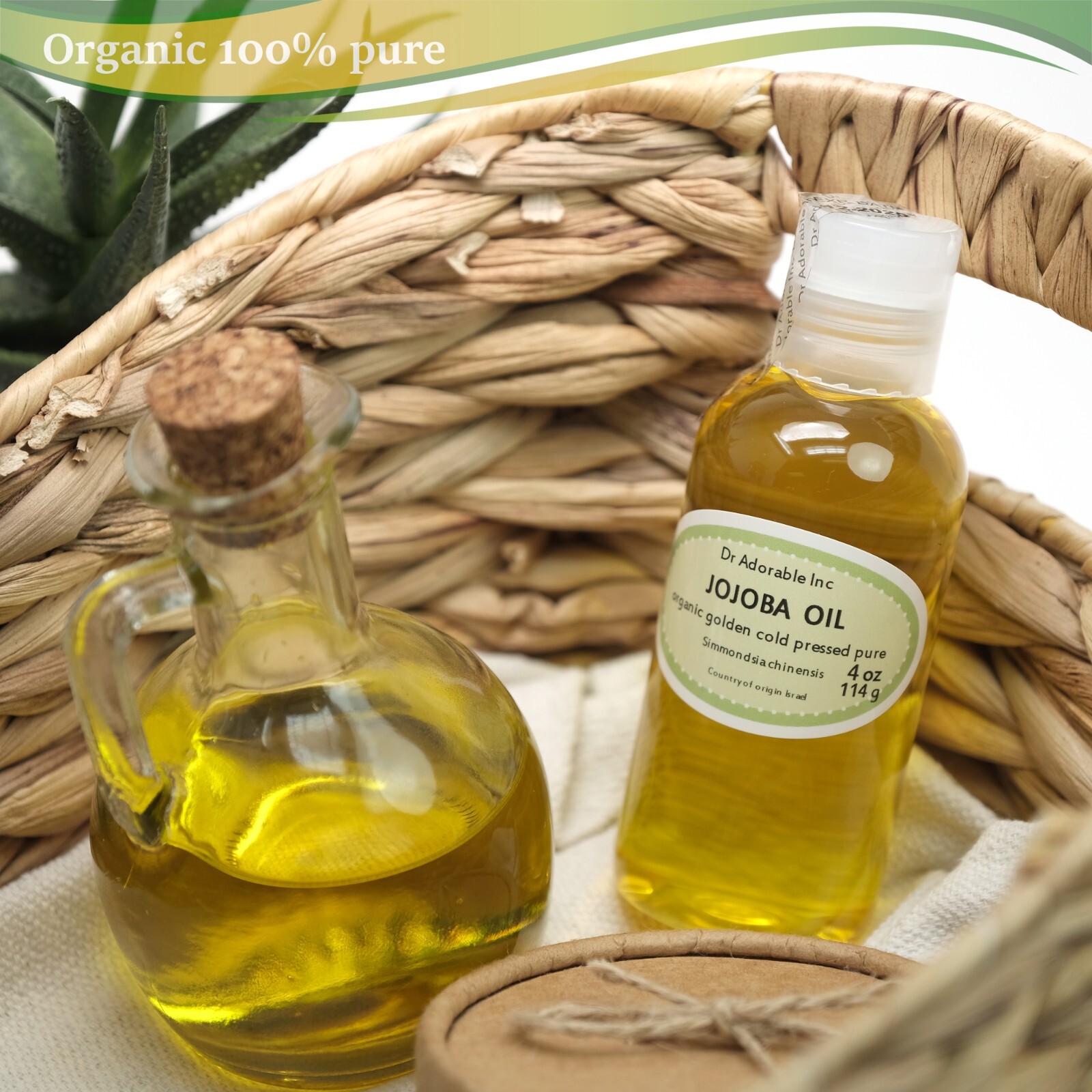 ORGANIC JOJOBA HOHOBA OIL 100% PURE EXTRA VIRGIN GOLDEN COLD PRESSED ...