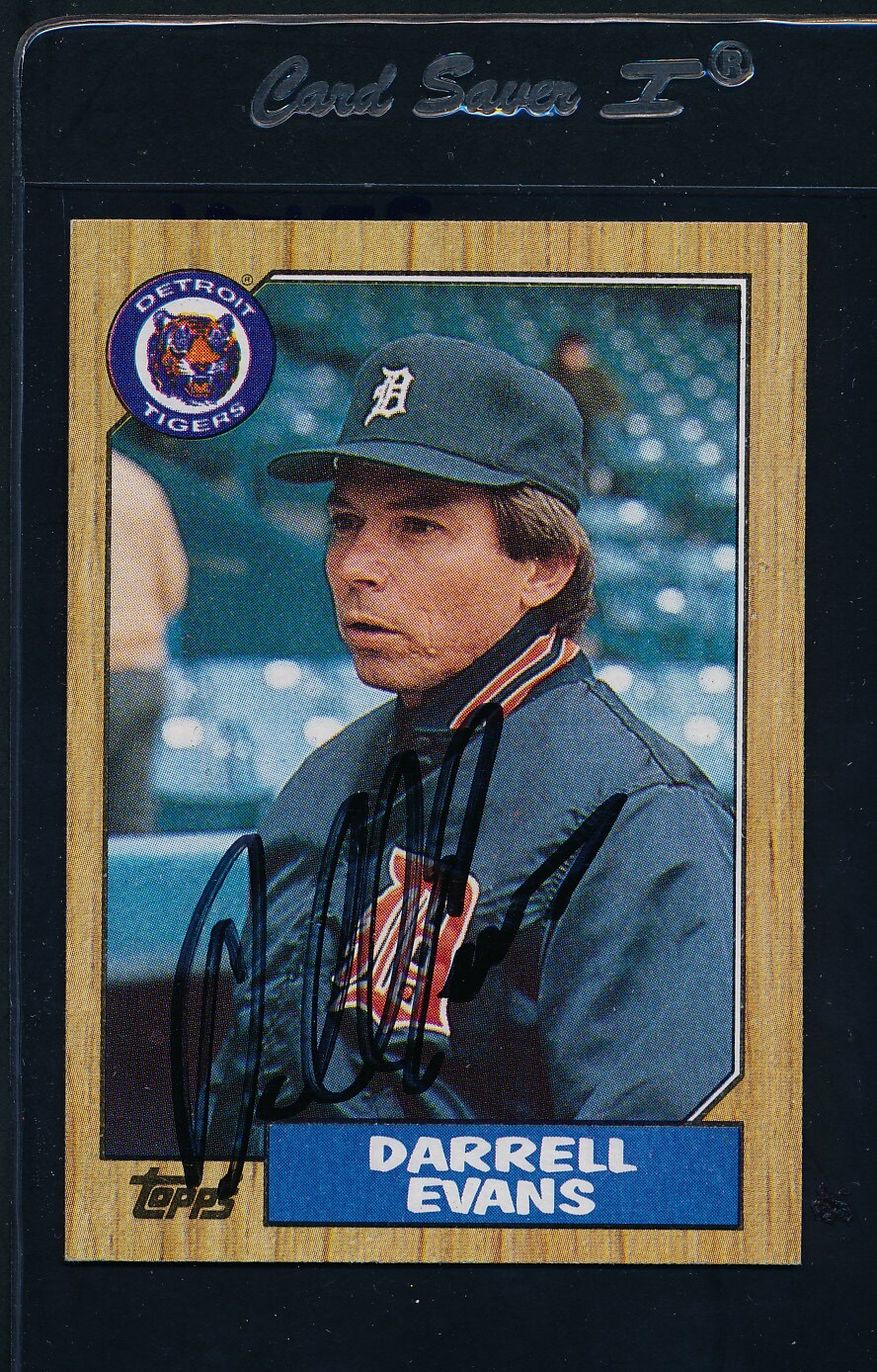 1987 Topps #265 Darrell Evans Tigers Signed Auto *41754 | eBay
