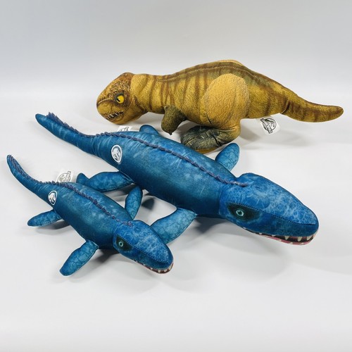 Mosasaurus & Trex Jurassic World Fallen Kingdom Plush Toy Soft Bundle ...
