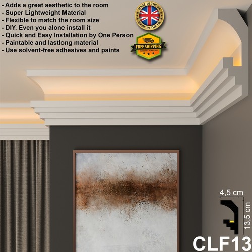 Cornice Coving Moulding Led Type Xps Material Can Be Used A Crown ...