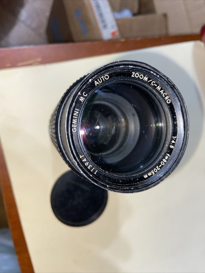 Gemini MC Auto Zoom Lens 1:4.5 f=80-205mm No. 109578 Zoom/C-Macro | eBay