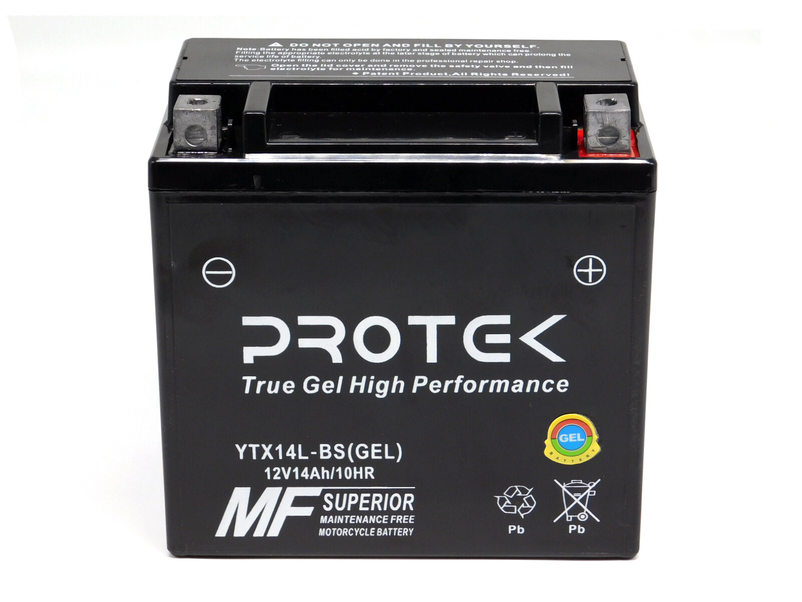 GYZ16HL YTX14L-BS 12V Gel Battery for 2004-2017 Harley Sportster XL883 ...