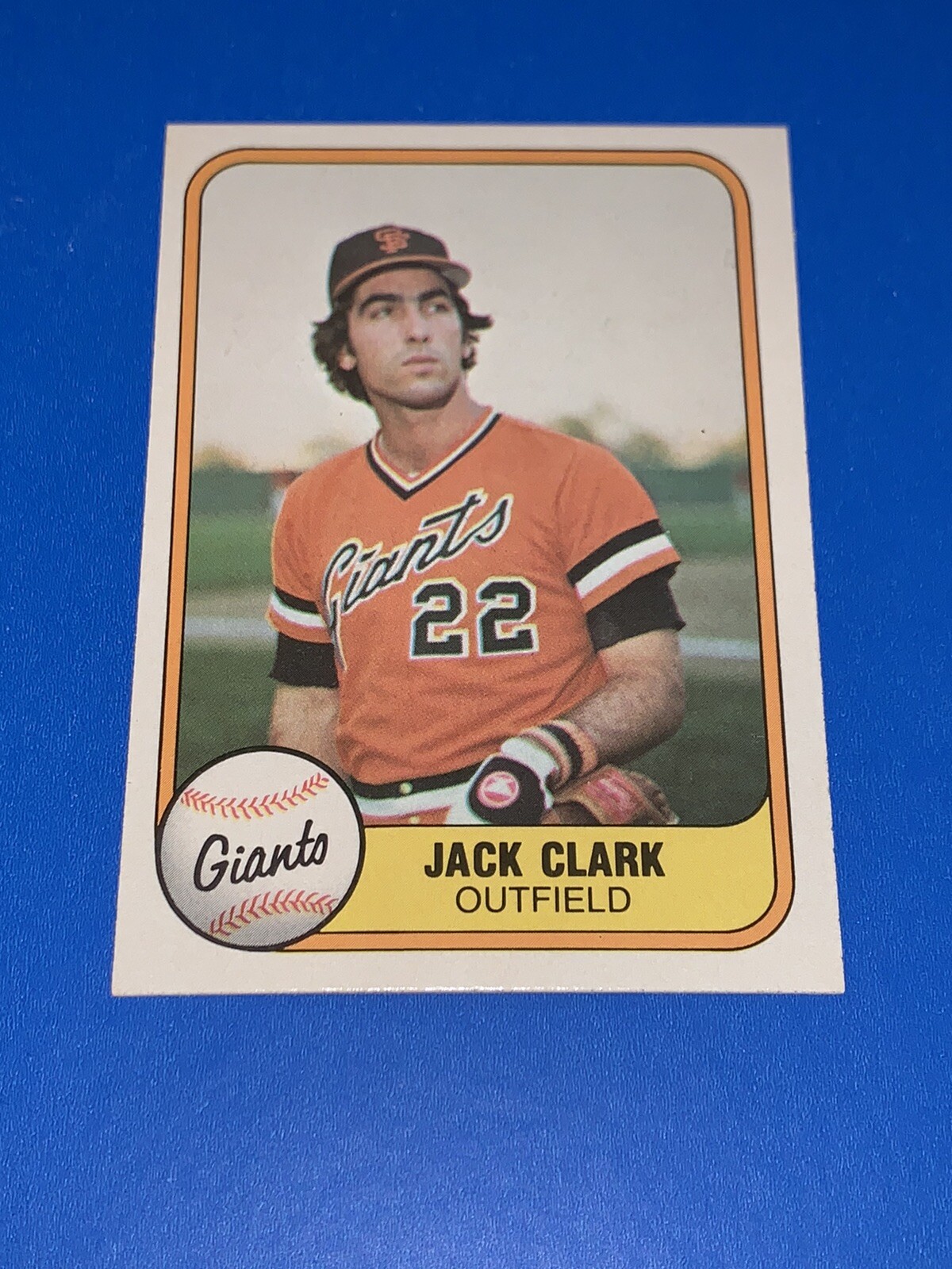 1981 Fleer Jack Clark Baseball Card #433 San Francisco Giants Set Break ...