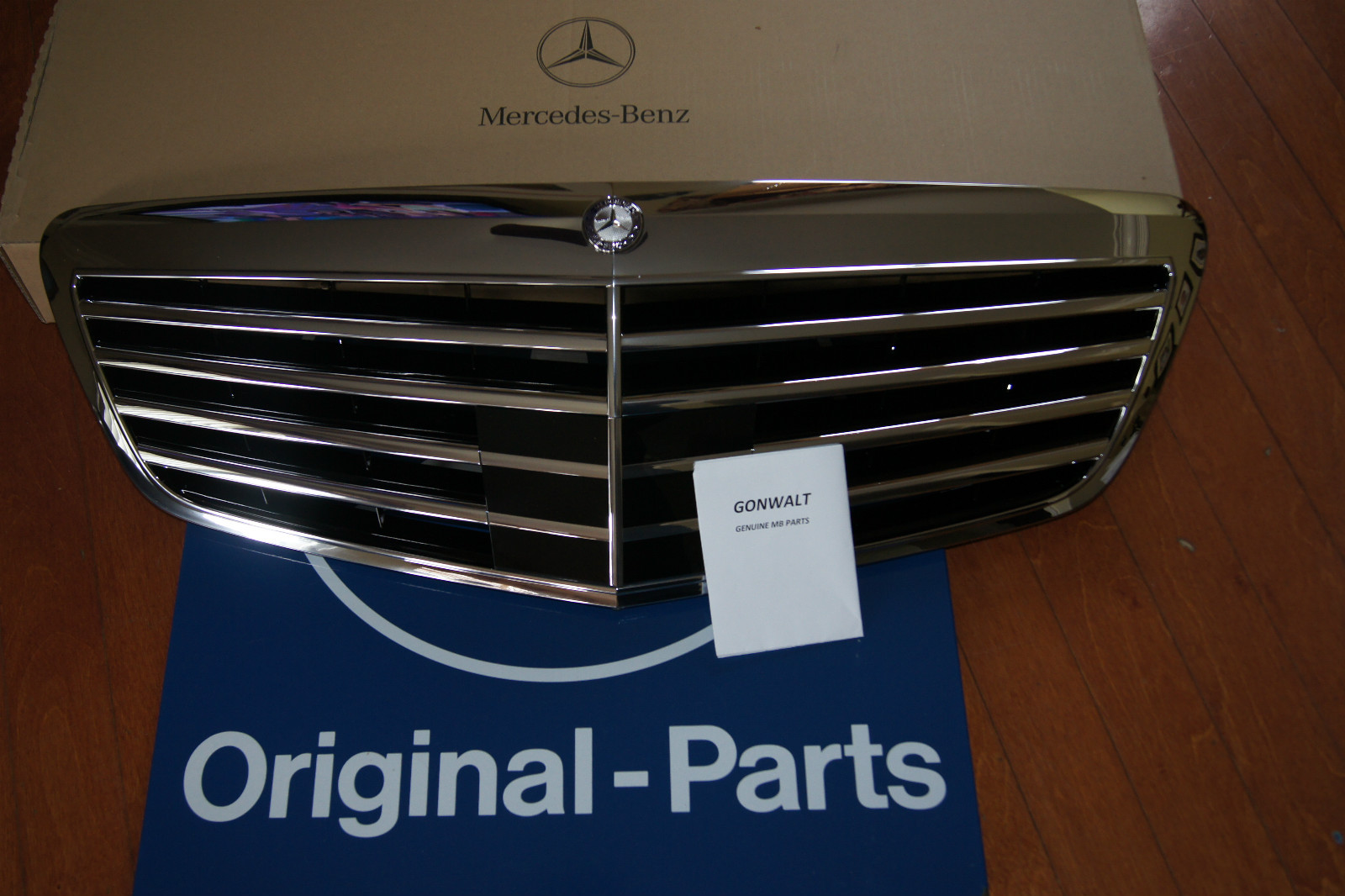 Mercedes Benz V221 S Class Front Grill Grille Distronic S550 2218800583 ...