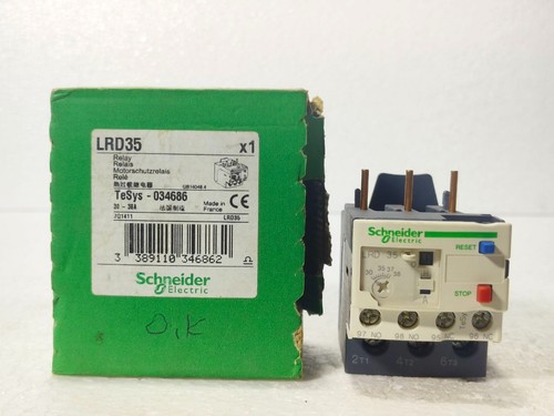 SCHNEIDER ELECTRIC LRD35 30 - 38A THERMAL OVERLOAD RELAY 690V CLASS 10 ...