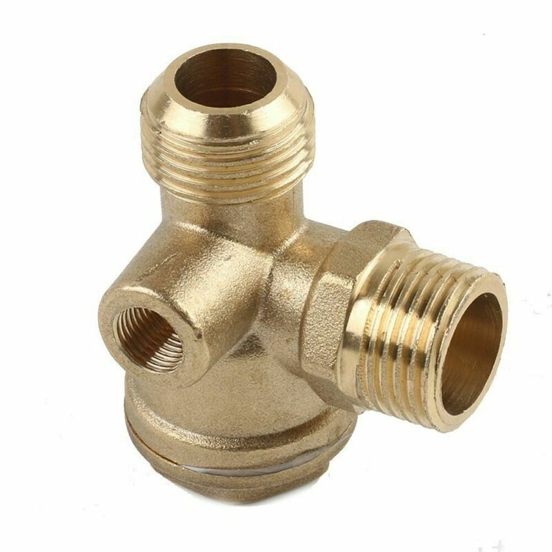 Air Compressor Valve Non-Return Check Valve Spare Parts Tube Connector ...