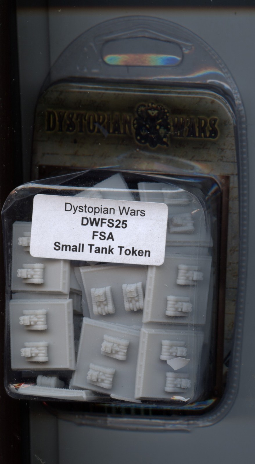 Dystopian Wars Federated States of America Pioneer Small Tank Tokens ...