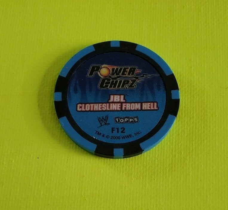 2009 Topps WWE Chipz #F12 JBL Clothesline From Hell | eBay