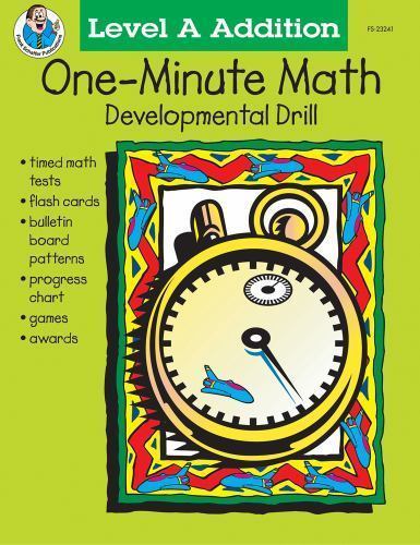 One-Minute Math Developmental Drill, Grades 1-2, Level A Addition ...