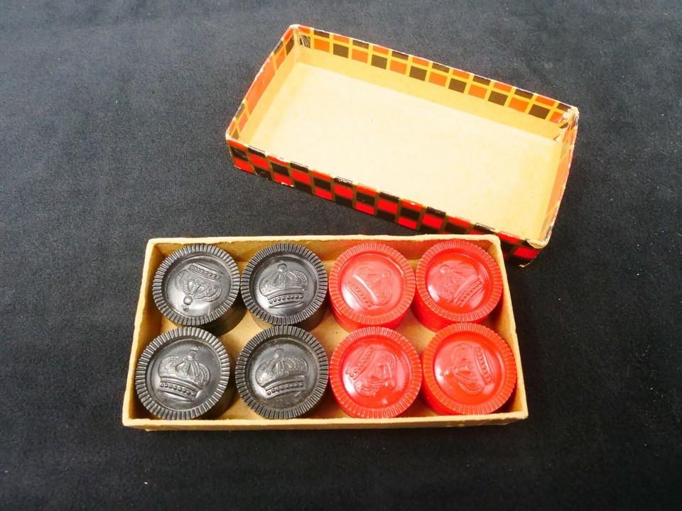 Vintage Transogram Plastic Interlocking Checkers in Original Box | eBay