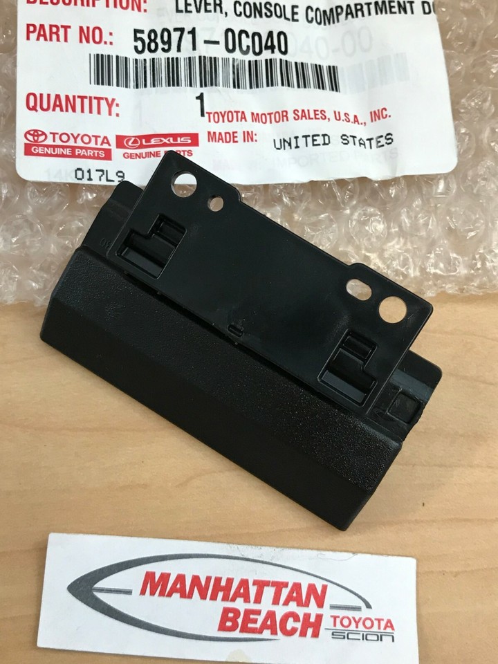 16-23 TACOMA 14-21 TUNDRA CENTER CONSOLE LID LEVER 58971-0C040 GENUINE ...