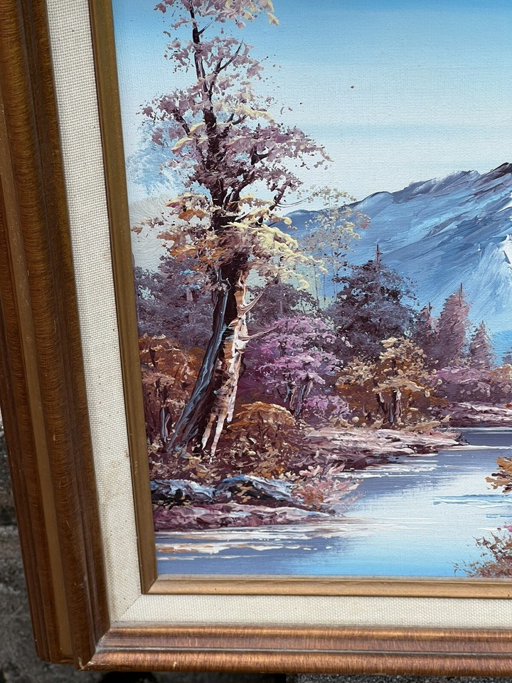 Arthur Mitchell Impressionist Oil Painting Fall Landscape Scene Fine ...