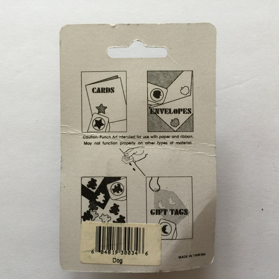 Punch Art Craft Paper Punch Dog Shape 3/4" For Scrap-booking Journals ...