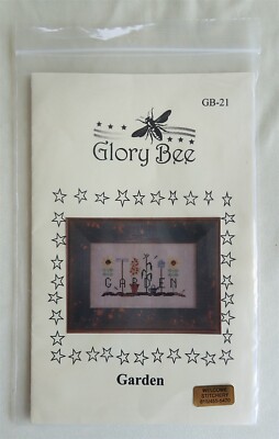 Glory Bee “Garden” Cross Stitch Pattern With Info about Fabric Floss ...