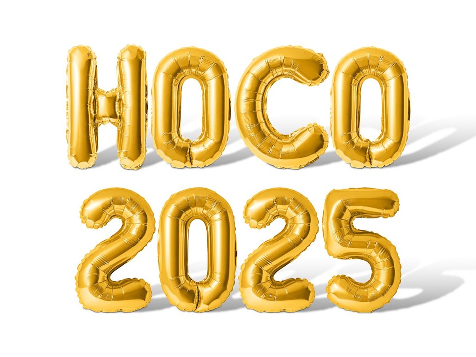 HOCO 2025 Letter Balloon Banner - Homecoming Party Decorations - Alumni ...