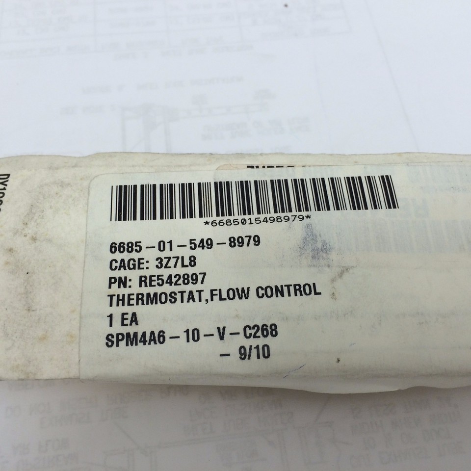Genuine OEM JOHN DEERE THERMOSTAT Flow Control RE542897 NEW | eBay
