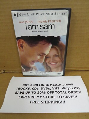 I Am Sam Widescreen Sean Penn DVD | eBay