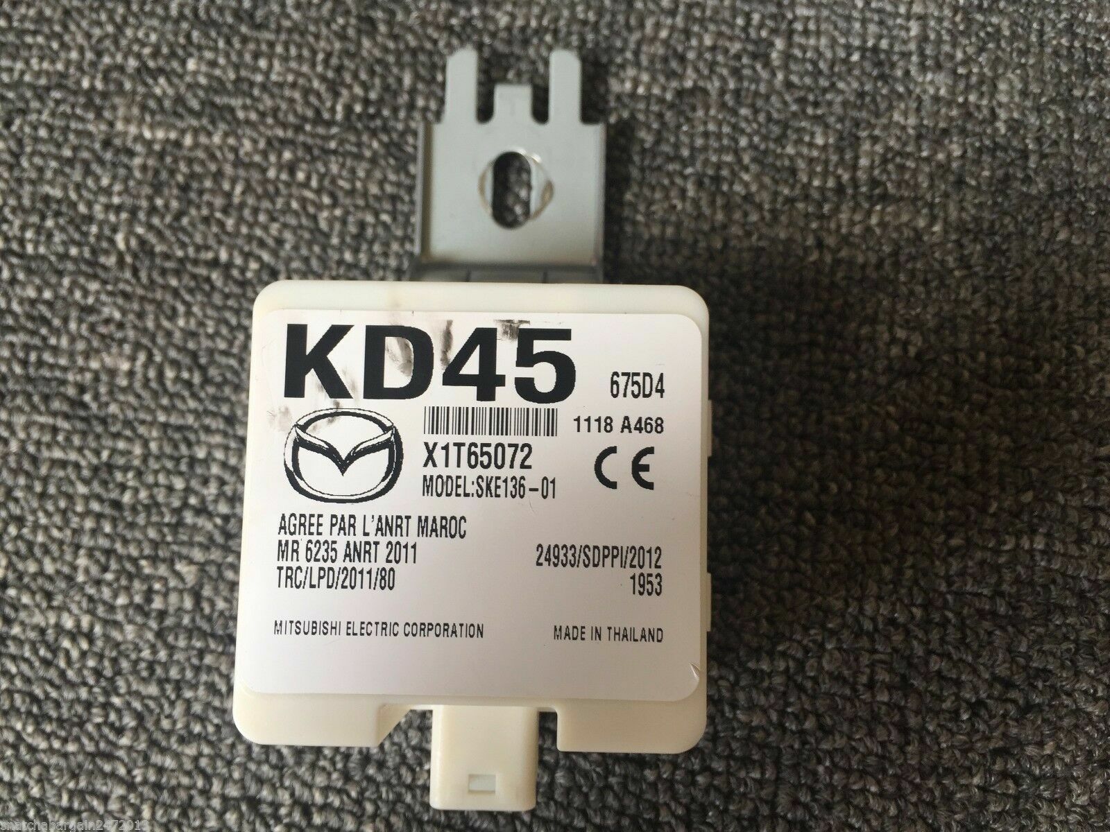 Mazda 3 Sedan Hatch 2014 Genuine ECU Control Module KD45 675D4 X1T65072 ...