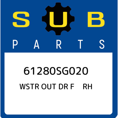 61280SG020 Subaru Wstr out dr f rh 61280SG020, New Genuine OEM Part | eBay